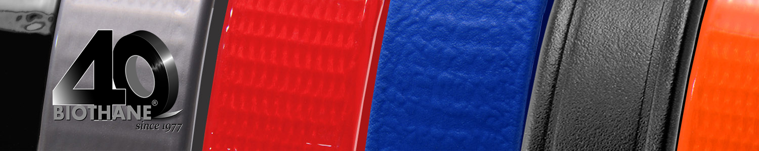 BioThane Coated Webbing: Urethane & Vinyl Coated Polyester Webbing